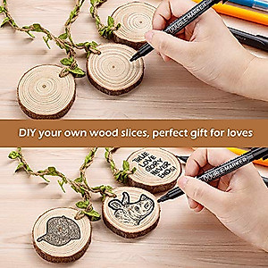 Hanging Photo Display, Wall Hanging Photo Holders Multi Photo Display with 8 Wood Clips and 1 Wall Hook, Picture Holders Frame Collage Decoration for Home Office Nursery Room Dorm Holiday Card Display