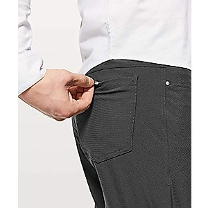 Lululemon Athletica LULULEMON Men's ABC Pant Classic 34inch (Obsidian, 36, Numeric_36)