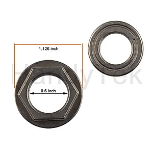 717-1554 941-0656A Pinion Gear & Bushing Compatible with MTD Cub Cadet 917-1554 45-071 51-014 741-0656A LT1042 LT1045 LT1046 LT1050, for Toro 112-0863