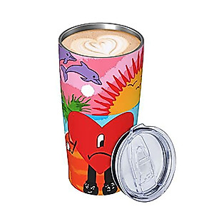 Cup,Rapper New Album Tumbler,Fans Coffee Mug,Music Tour Water Bottles Stainless Steel with Straw and Lid (style1,20oz)