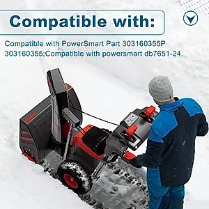 Shuisen Snowblowers Shear Part 303160355P / 303160355 Compatible with Powersmart Snow Blower Shear Pins Set - 4 Pack