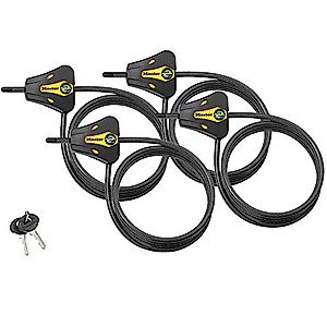 Master Lock - Keyed Alike Trail Camera Python Adjustable Cable Locks 8419KA-4