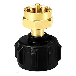 Joywayus QCC1 Regulator Valve 1LB Tank Gas Propane Refill Adapter Outdoor BBQ Kit Fits All 1 LB Throwaway Disposable Cylinder