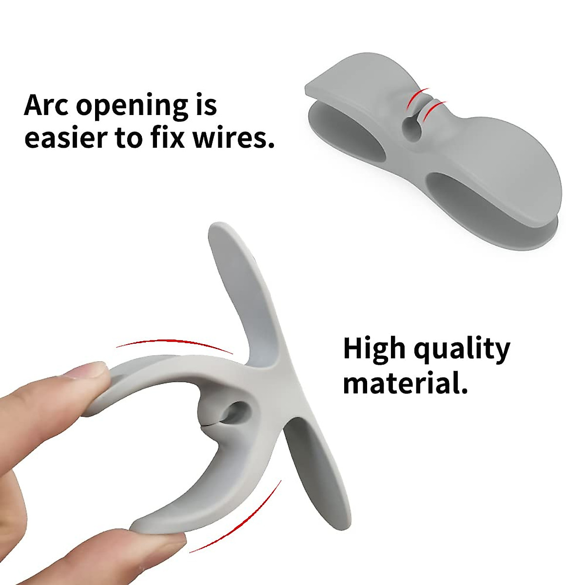 Cord Organizer for Appliances, 7 Pack Appliance Cord Winder Cable Organizer Stick On Appliances, 3 Extra Stickers