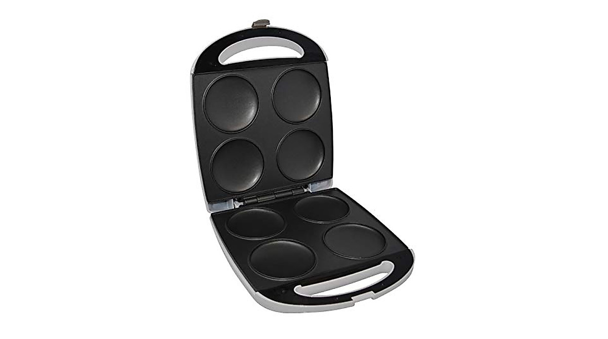 IMUSA USA 4-Slot Electric Arepa Maker for Perfect Breakfasts