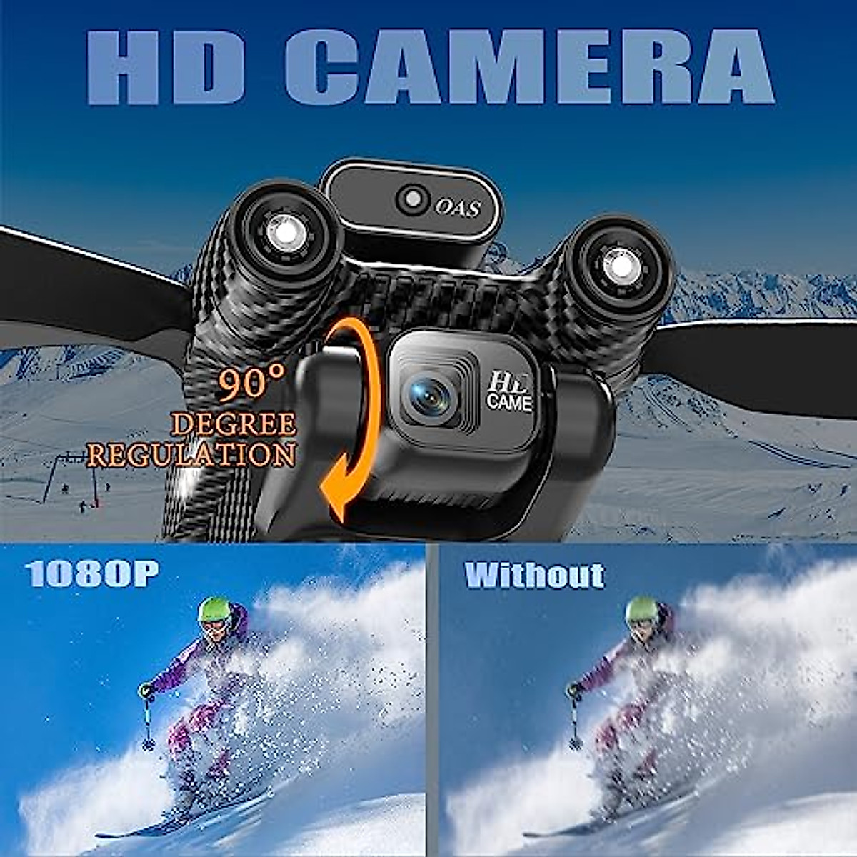 STEALTH BIRD 4K Drone for Adults Ultra Portable Lightweight Foldable High-end HD Drone