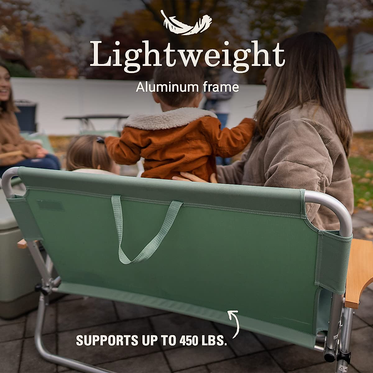 Coleman Living Collection Premium Outdoor Furniture Assortment, Lightweight & Weatherproof Chair, Table, Cot, & Bench for Backyard Patio or Campsite with Carry Bags & Handles