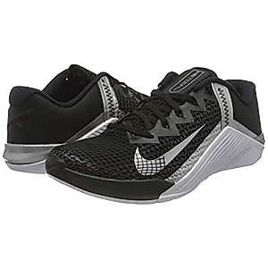 Nike Metcon 6 Black/Silver Women's Size 5 AT3160 010