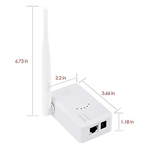 Tonton WiFi Range Extender for Wireless Security Camera System, NVR and IP Camera(Power Supply Included)