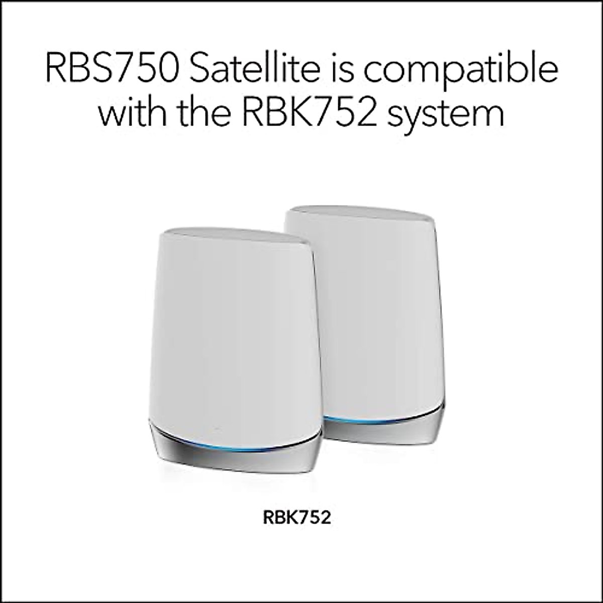 Orbi Whole Home Tri-Band Mesh WiFi 6 Add-on Satellite (RBS750) – Works with Your Orbi WiFi 6 System| Adds up to 2,500 sq. ft. Coverage | AX4200 (Up to 4.2Gbps)