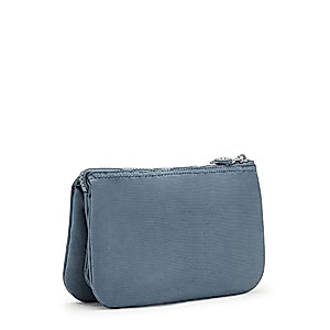 Kipling Women’s Creativity Extra Large Wristlet, Versatile Cosmetics Kit, Lightweight Nylon Travel Organizer, Brush Blue