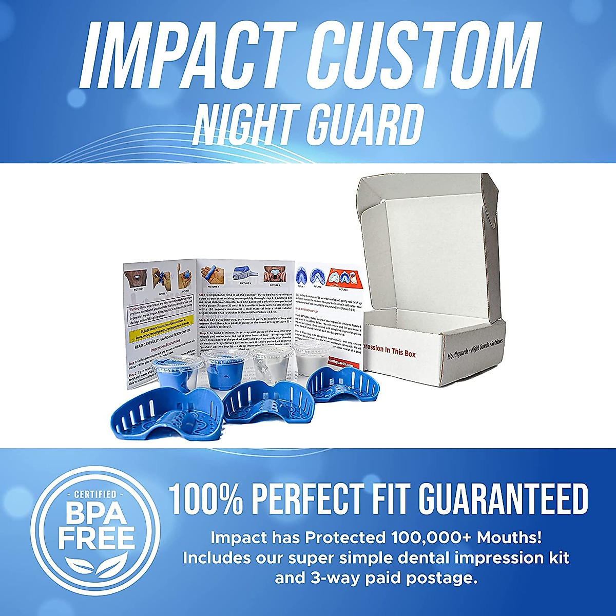 Impact Nightguards Custom Ultra Thin Day Guard 1mm (Dayguard 1MM Upper)