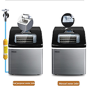 MIDFGU 25kg Commercial Ice MakerMachines Home Countertop Portable Ice Cube Maker Machine Electric Ice Generator