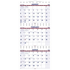 2022 Wall Calendar by AT-A-GLANCE, 12" x 27", Large, Move-A-Page, Three-Month (PMLF1128)
