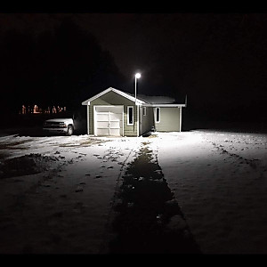 TERRASON LED Security Area Light 43 Watts - Barn Light Dusk to Dawn with Photocell - Ultra Bright Yard Light 5500 Lumens, 5000K, 400W Incandescent or 150W HID Light Equal