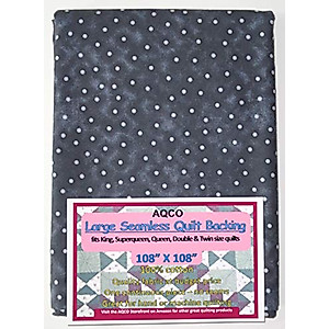 Quilt Backing, Large, Seamless, from AQCO, Dark Gray, C49809-A02