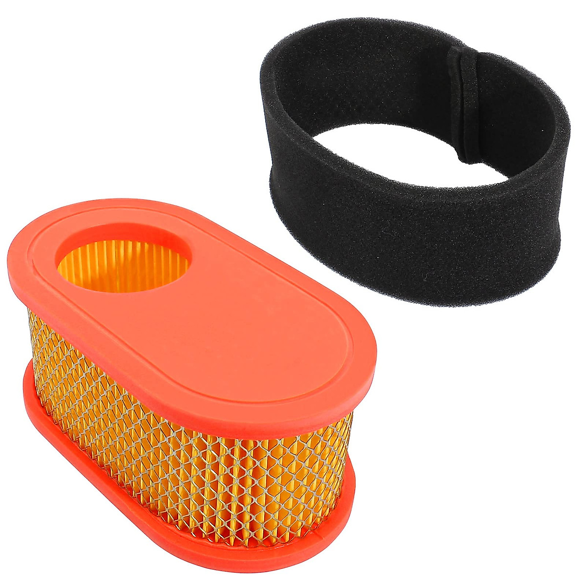 LIYYDS 2Pcs Filter Compatible with Craftsman Huskee MTD Troy Bilt 751-12260 937-05065 937-05065A 951-12256 951-12260 CC30 CC760 CC760ES LS27CC LS33CC CS2210 33904 LT1500 R1000 RER1000 T1000 T1200