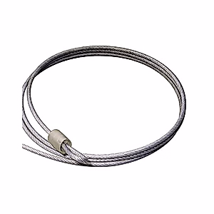 Master Lock 715DAT Braided Steel Car Cover Cable with Laminated Steel Padlock, 7 ft cable and 1-1/8 in. Wide Lock