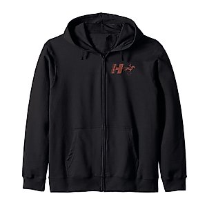 Nope Movie Haywood's Hollywood Horses Front and Back Zip Hoodie