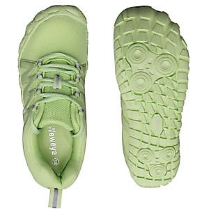 Women's Minimalist Shoes Barefoot Gym Weightlifting Comfortable Five Toe Shoes Workout Bunion Boxing Kickboxing Green US Size 10.5