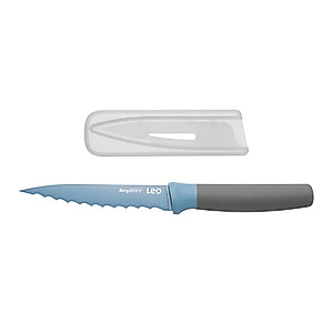 BergHOFF Leo Ceramic Coated Non-Stick Serrated Utility Knife, 11.5cm, King