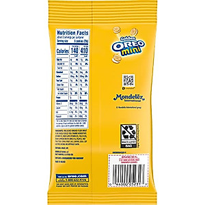 OREO Mini Golden Sandwich Cookies, 12 - 3 oz Big Bags