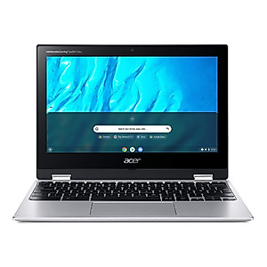 2022 Newest Acer Spin X360 2-in-1 Convertible Chromebook Laptop Student Business, 11.6" HD Touchscreen IPS, MediaTek MT8183C 8-Core Processor, 4GB RAM, 32GB eMMC,Wi-Fi 5, Webcam,Chrome OS+HubxcelCable