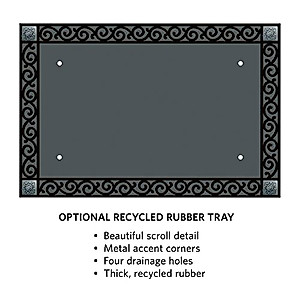 BreezeArt - Black & White Check Decorative Garden Flag 12x18 inch - Premium Quality SolarSilk - Made in the USA by Studio-M