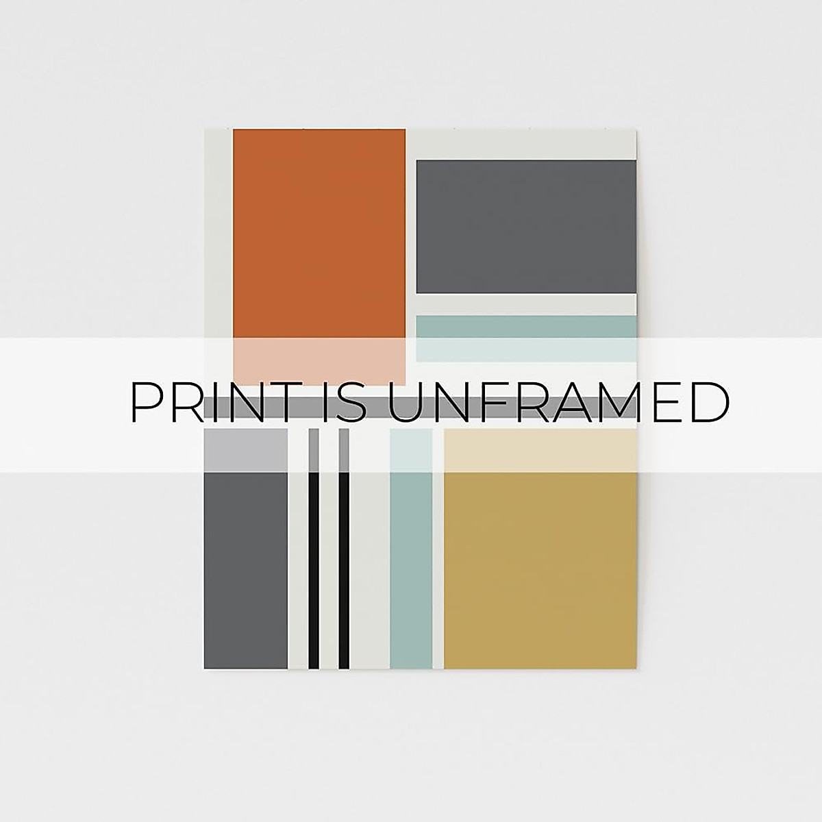 Mid-century modern poster wall art prints decor aesthetic housewarming gift for men oversized artwork (8x10" Print)