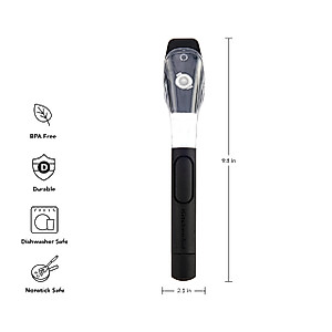 KitchenAid Soap Dispensing Sink Brush, Black