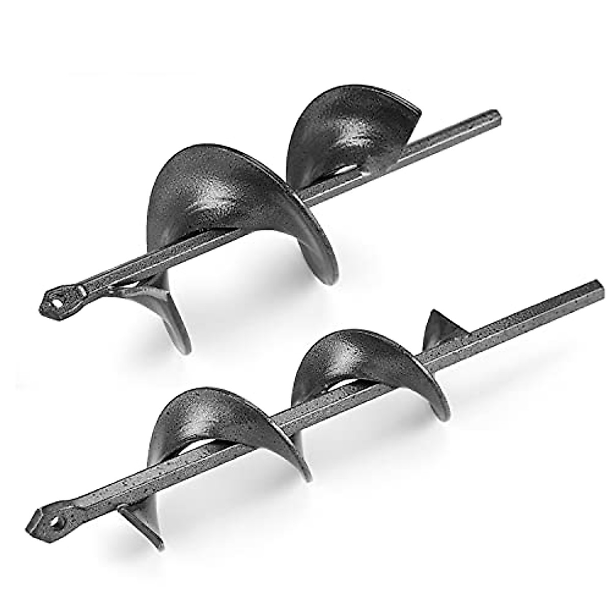 Codirom Auger Drill Bit for Planting 1.6 x 9" & 3 x 9" Garden Auger Spiral Drill Bit Garden Plant Auger Hole Digger for 3/8” Hex Driver Drill 2-in-1 Set