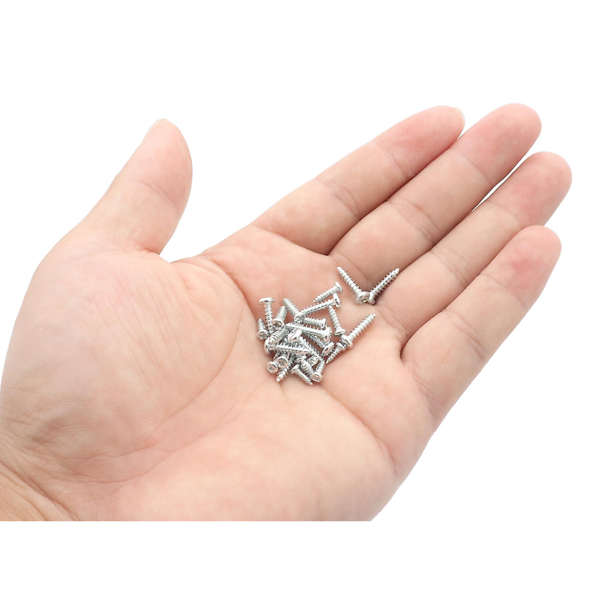 LBY 900pcs M2.3 M2.6 M3 Pan Head Self-Tapping Sheetmetal Screw Assortment Kit, Carbon Steel, Zinc-Plated