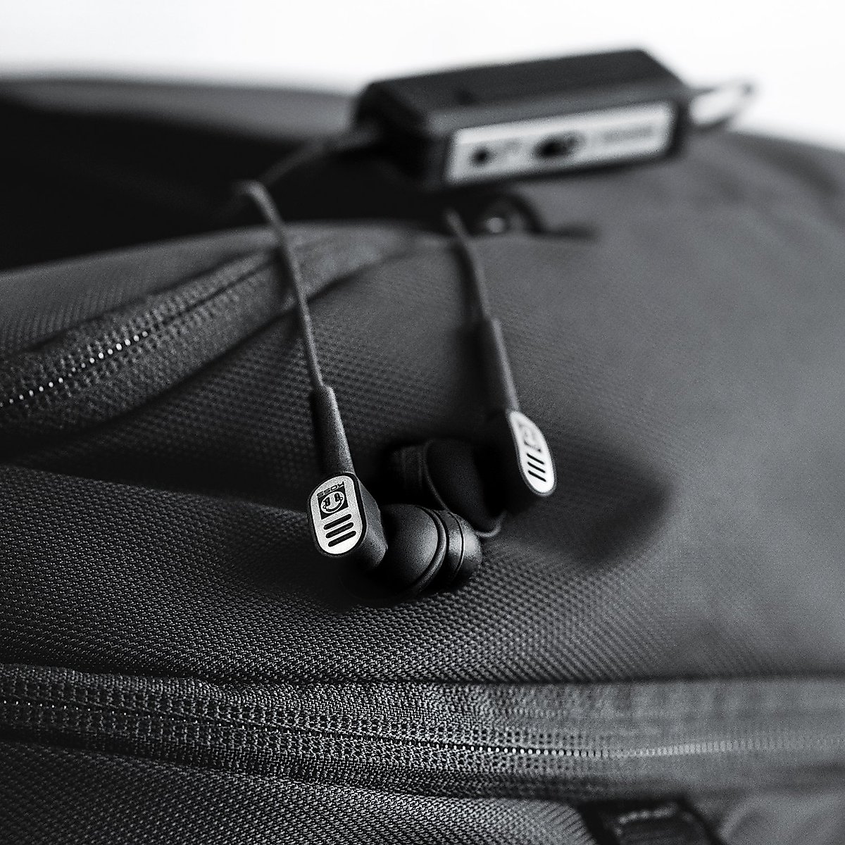 Koss QZ Buds in-Ear Active Noise Cancelling Earbuds, in-Line Microphone and Touch Remote Control, Monitor Mode, Carry Case Included, Wired with 3.5mm Plug, Black