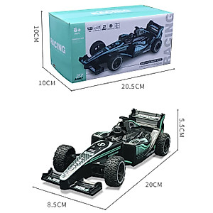 BMFHJEQ F1 Remote Control Car, Mini High-Speed F1 RC Racing, 20KM/H 4WD Electric High Speed Car, Double Speed Adjust Off-Road Drift Remote Control Toys Cars for Boys Girls (Blue)