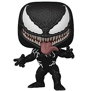 POP Marvel: Venom 2 Let There Be Carnage - Venom [Eddie Brock] Funko Vinyl Figure (Bundled with Compatible Box Protector Case), Multicolored, 3.75 inches