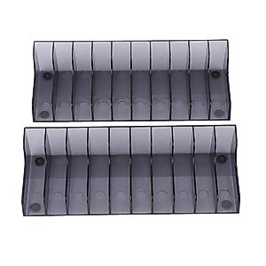 Socobeta 2 Pcs Game Card Box Large Capacity Game CD Storage Bracket Compatible with /SLIM/PRO