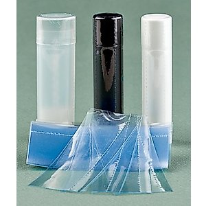 Clear SHRINK WRAP BANDS for lip balm (Chapstick) tubes - Bundle of 250