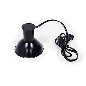 Carolina Custom Cages Reptile Mini-Ceramic Heat Emitter Dome Fixture with 54" AC Cord and Switch