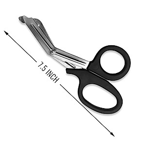 SURGICAL ONLINE 6 Pcs EMT Trauma Shear Heavy Duty Assorted Rainbow, Ideal for EMS, Nurse, Medic, Police and Firefighter, Strong Enough to Cut A Penny in Half