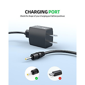 AC Charger Fit for RCA 10 Viking Pro RCT6303W87DK RCT6303W87 10.1 inch, Nextbook Premium 7 7HD 7SE 8 8HD 8SE 9 Next9P 7 Resistive Tablet with 5Ft Cable Power Adapter Supply Cord