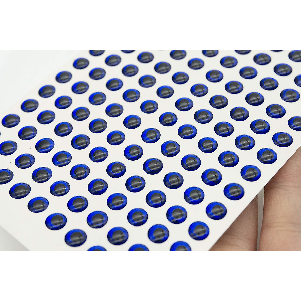 500pcs 5mm Blue 3D Holographic Fishing Lure Eyes 3D Lure Eye 3D Soft Eye 3D Holographic Lure Eye Fly Tying, Jigs, Crafts