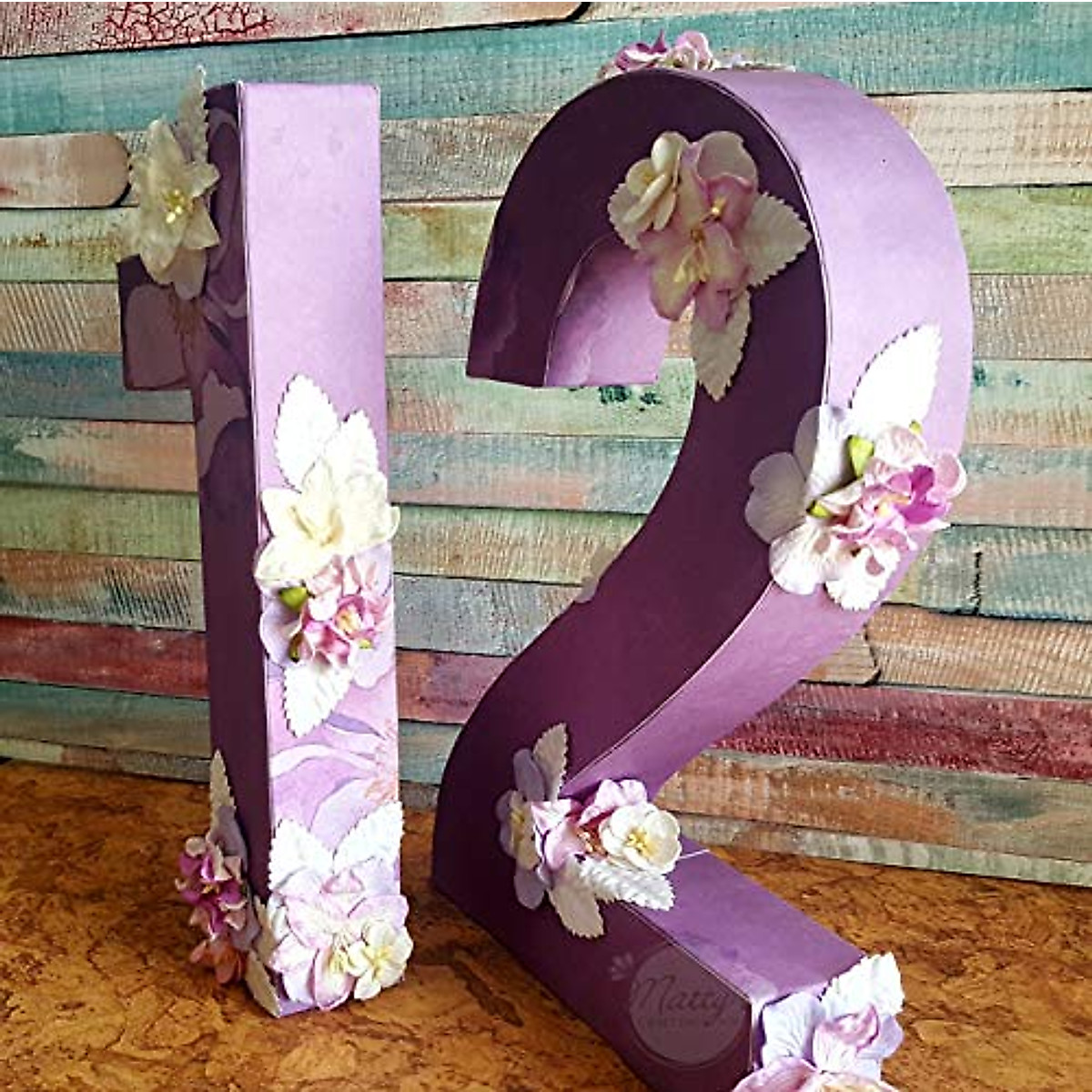 Matty's Crafting Joy Lavender Bliss 12x12 Double Sided Scrapbook Cardstock Paper Pad, 30 Floral Designer Premium Patterned Heavyweight Paper Pack