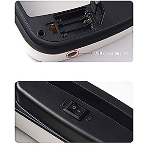 LXXSH Stainless Steel Household Trash Can Smart Home Electric Trash Cans Round Induction Trash Can, Spiral Induction Opening and Closing Trash Can for Bedroom (Color : A, Size : 6l)