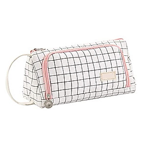 Eioflia Pencil Case Large Capacity Pen Holder Pouch Multifunctional Stationery Cosmetic Bag Pen Organizer for Students Cosmetic Storage Bag