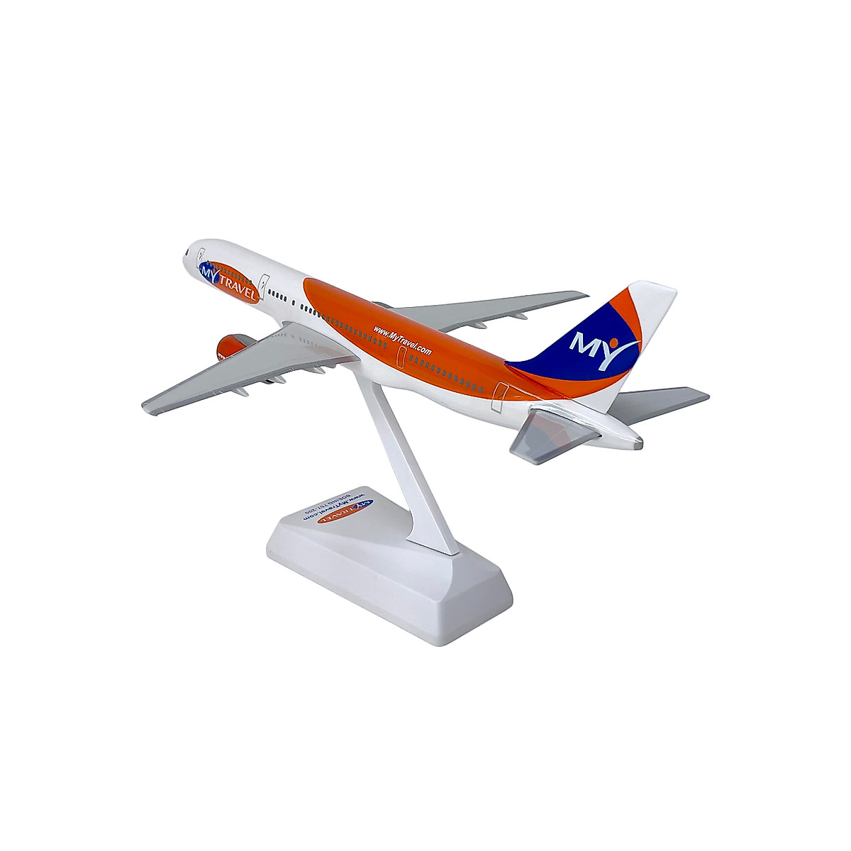 MyTravel 757-200 Airplane Miniature Model Snap Fit Kit 1:200 Part# ABO-75720H-053