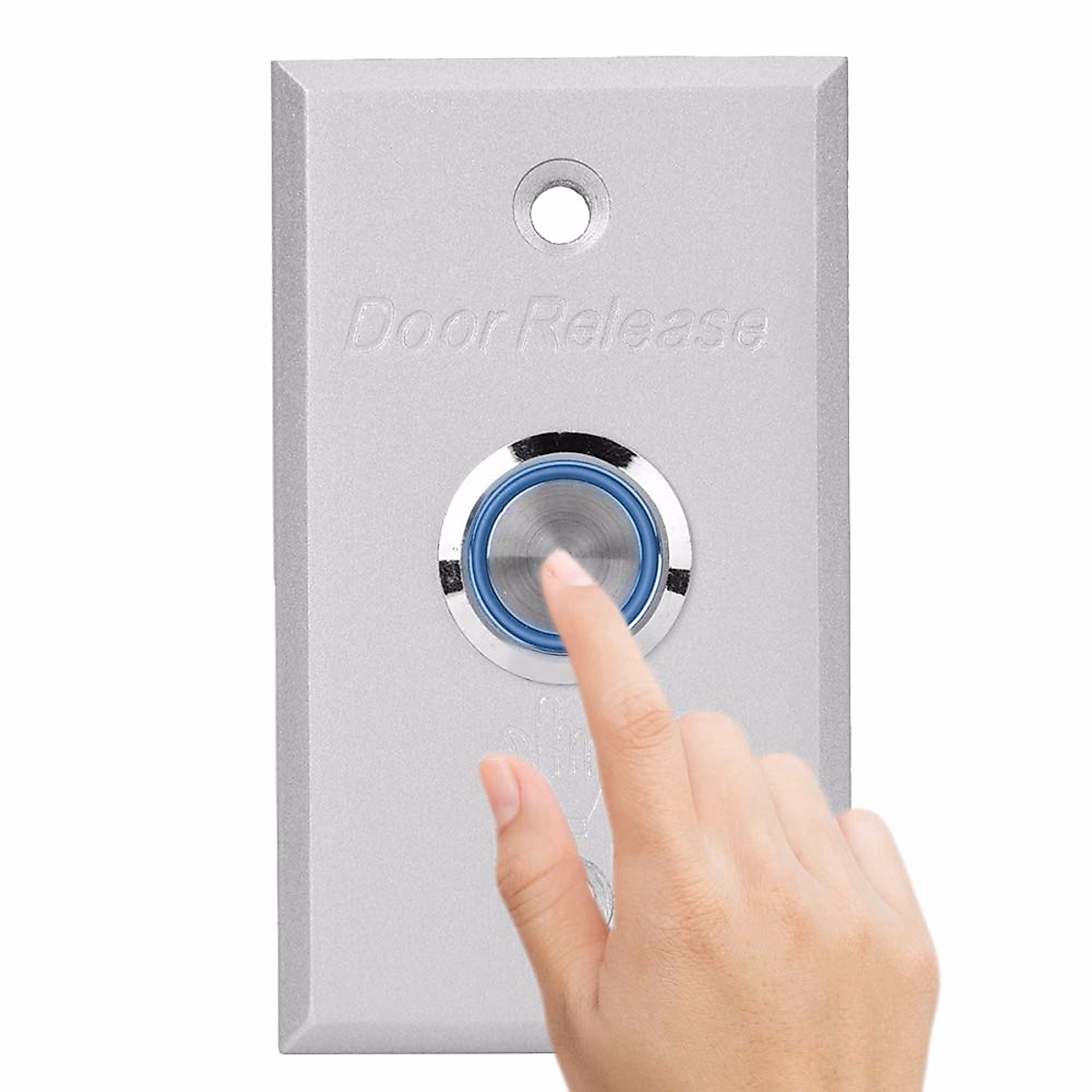 Door Access Control System Stainless Electric Steel Door Exit Button Door Push Release Button Push Button Switch with Indicator Light