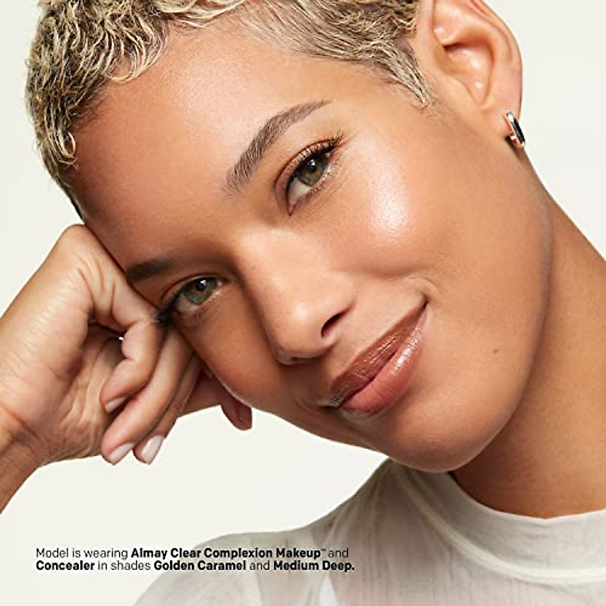 Almay Clear Complexion Acne & Blemish Spot Treatment Concealer Makeup with Salicylic Acid- Lightweight, Full Coverage, Hypoallergenic, Fragrance-Free, for Sensitive Skin, 100 Light, 0.3 fl oz.