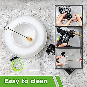 PHALANX Paint Sprayer, 700W Electric Spray Paint Gun with 10FT Air Hose, 1200ML, 4 Nozzles, 3 Patterns, Paint Sprayer for House Painting Home Interior & Exterior Walls, Ceiling, Fence, Cabinet