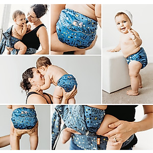 Kanga Care Rumparooz Double Leg Gusset Reusable Cloth Diaper Cover Newborn Snap | Wander 4-15 lbs