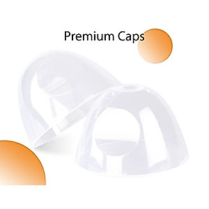 Baby Bottle Replacement Cap Lid for Comotomo 5 Ounce and 8 Ounce Silicone Bottle, 2 Count